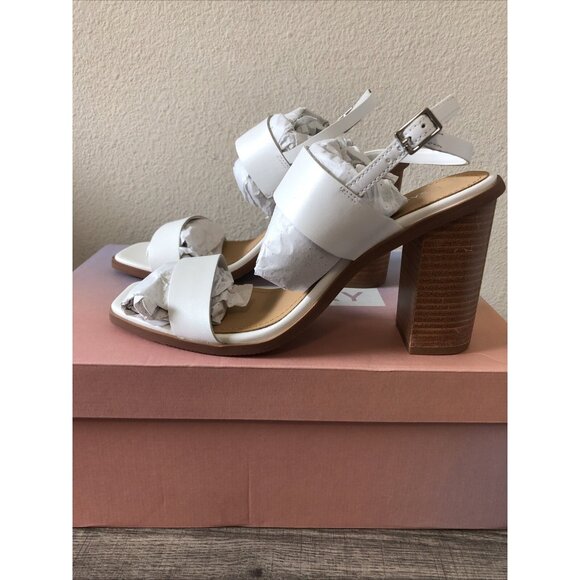 Lisa Vicky | Shoes | Lisa Vicky Oasis Open Toe Sandal White Leather ...